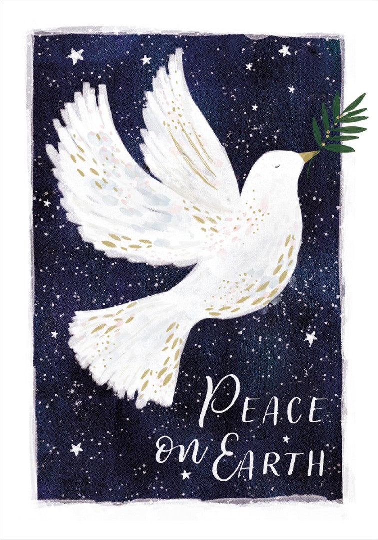 Compassion Charity Christmas Cards: Peace Dove (Pack Of 10) – Re-vived