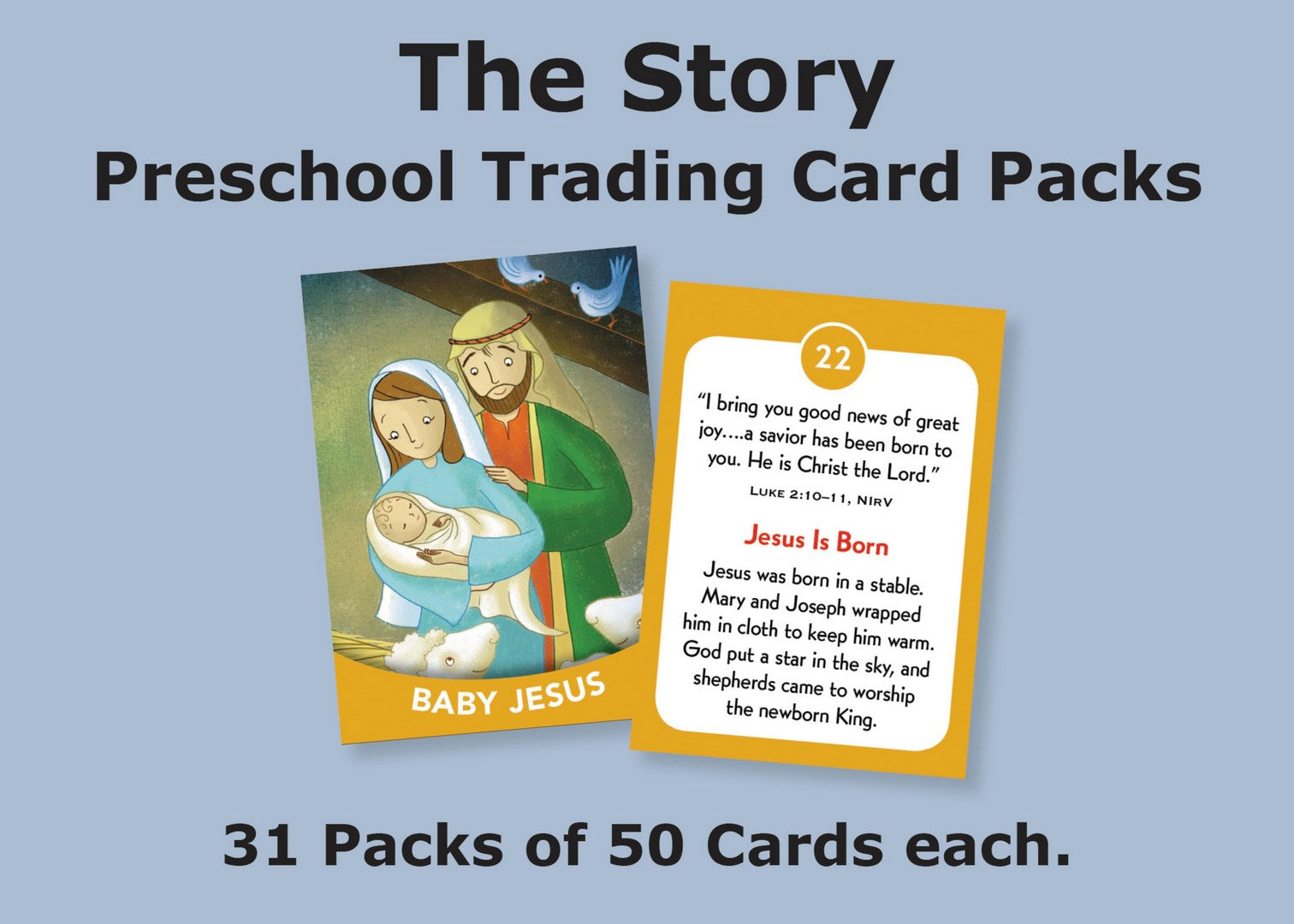 The Story Trading Cards Church Pack: For Preschool – Re-vived