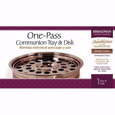Bronze One-Pass Tray And Disc – Re-vived
