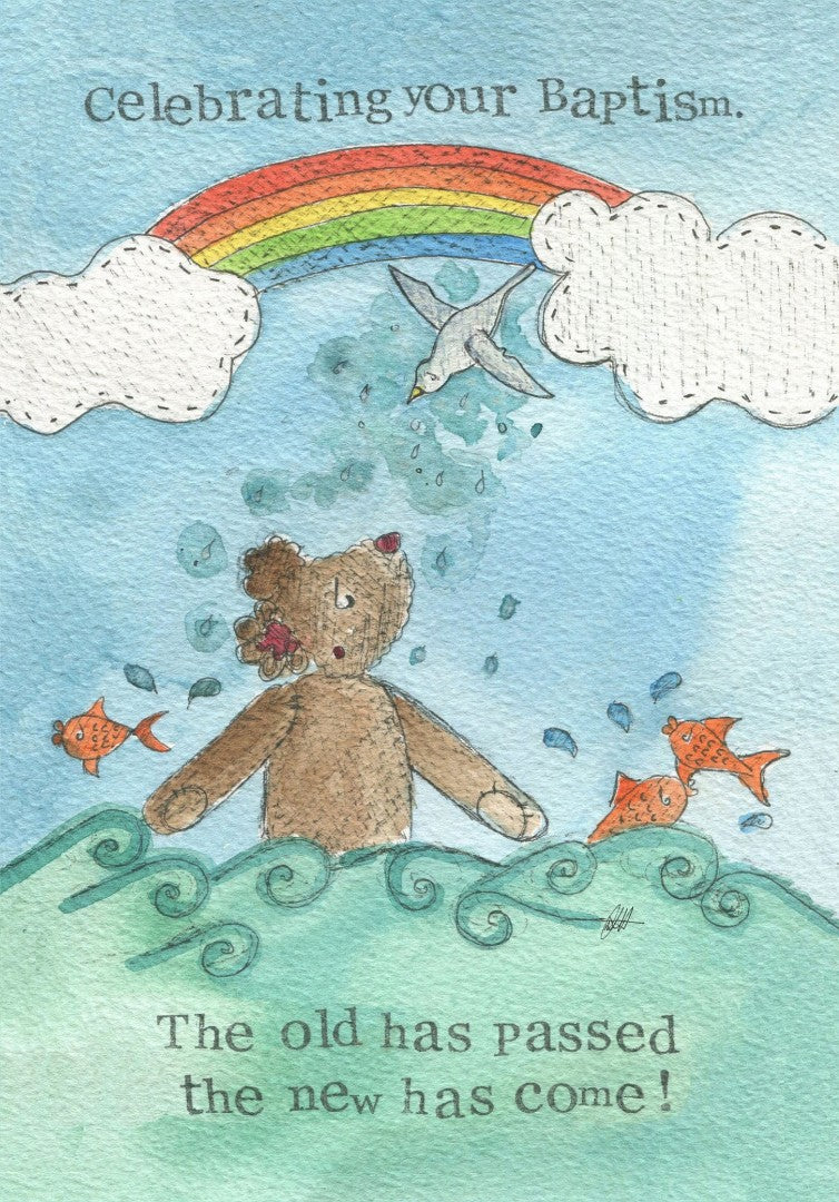 Baptism Card Single Card – Re-vived
