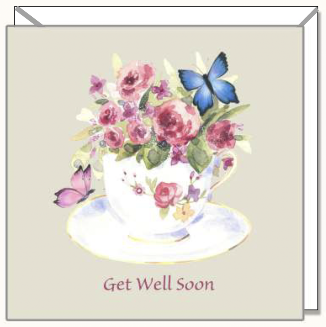 Get Well Soon Greetings Card – Re-vived