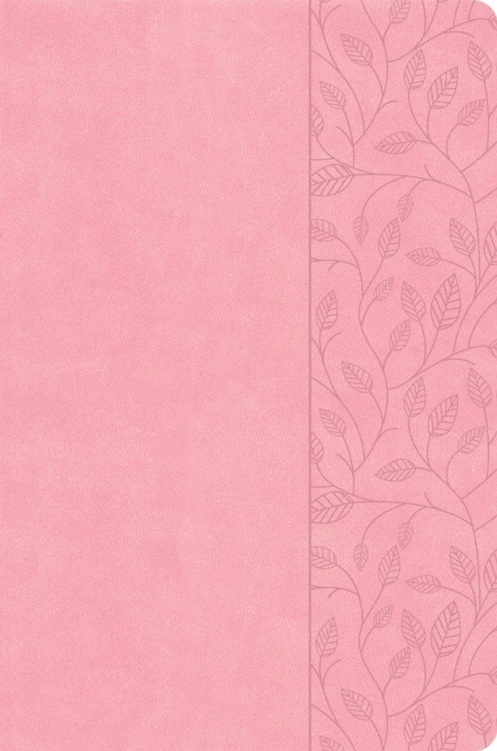 CSB Large Print Thinline Bible, Value Edition, Soft Pink – Re-vived
