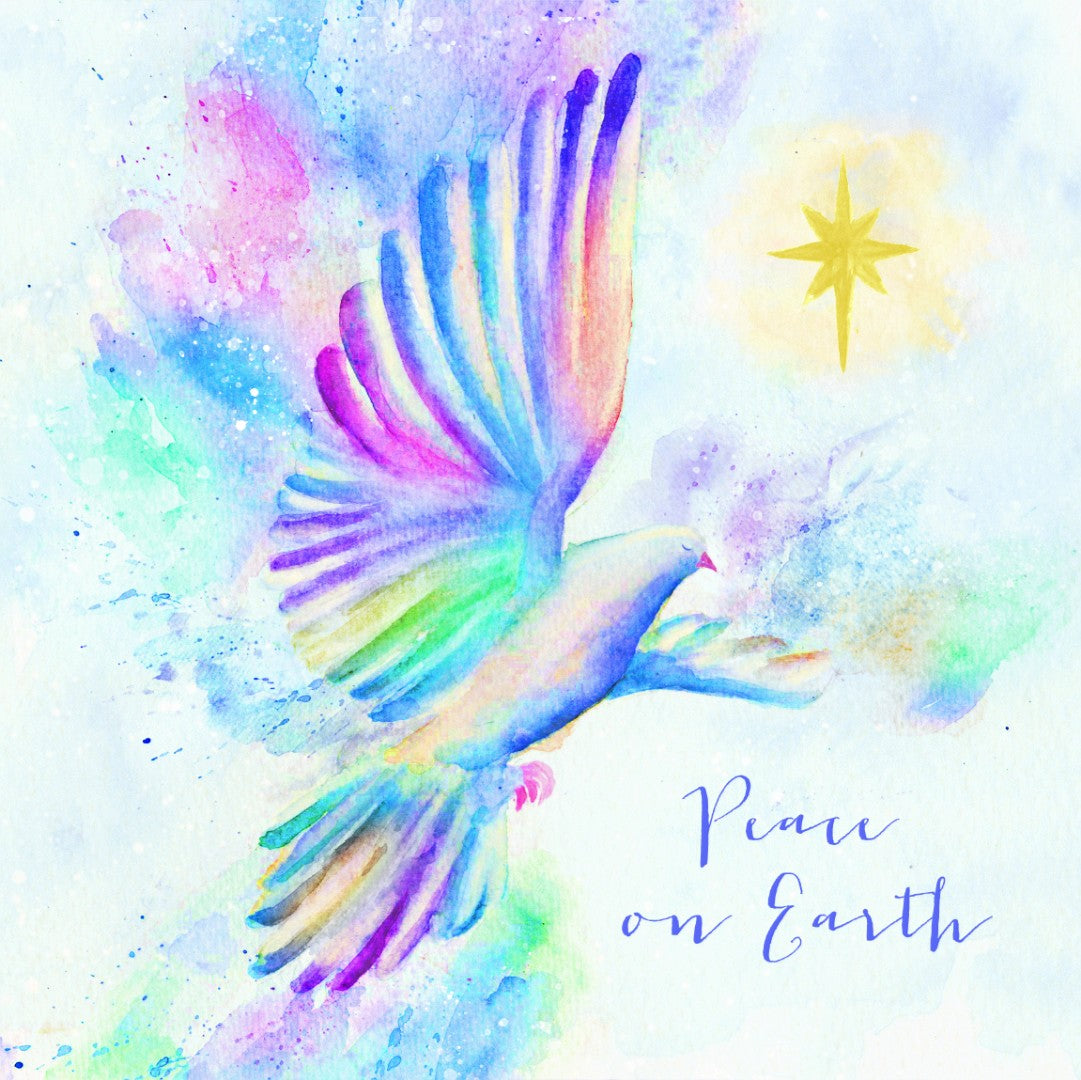 Tearfund - Watercolour Dove (Pack Of 10) – Re-vived