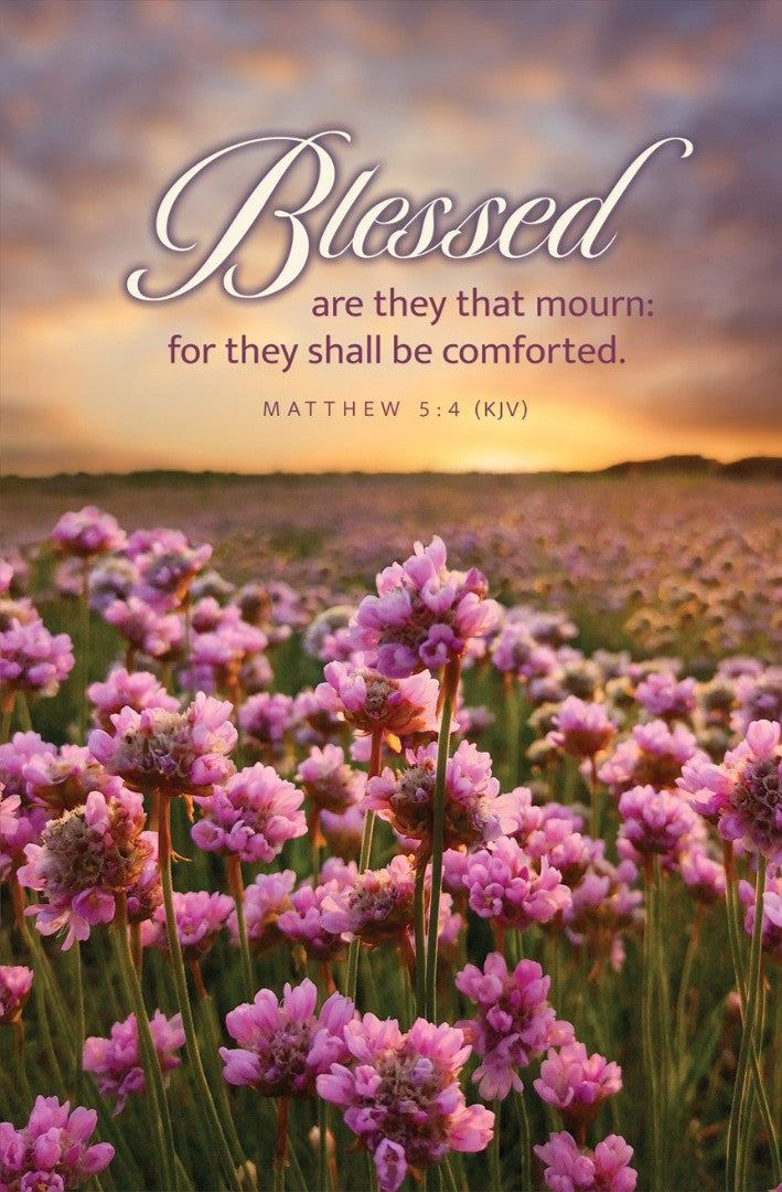 Blessed Are They That Mourn Funeral Bulletin (pack of 100) – Re-vived