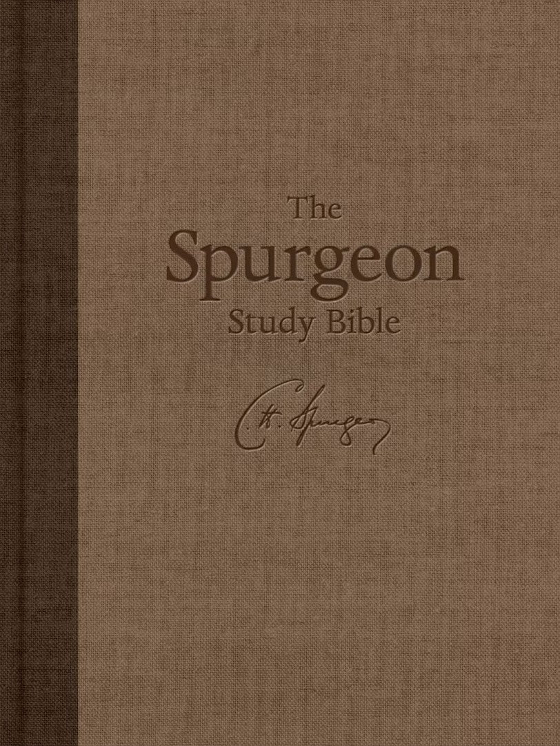 CSB Spurgeon Study Bible, Brown Hardcover – Re-vived