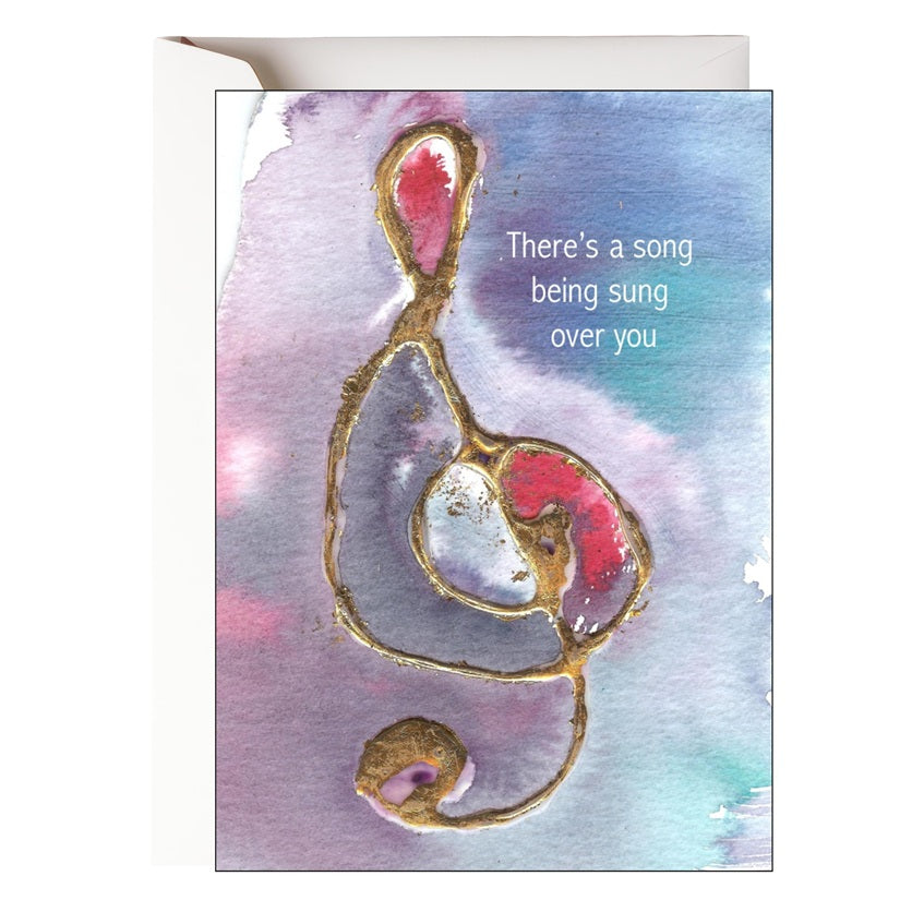 There's A Song Being Sung Over You Card – Re-vived