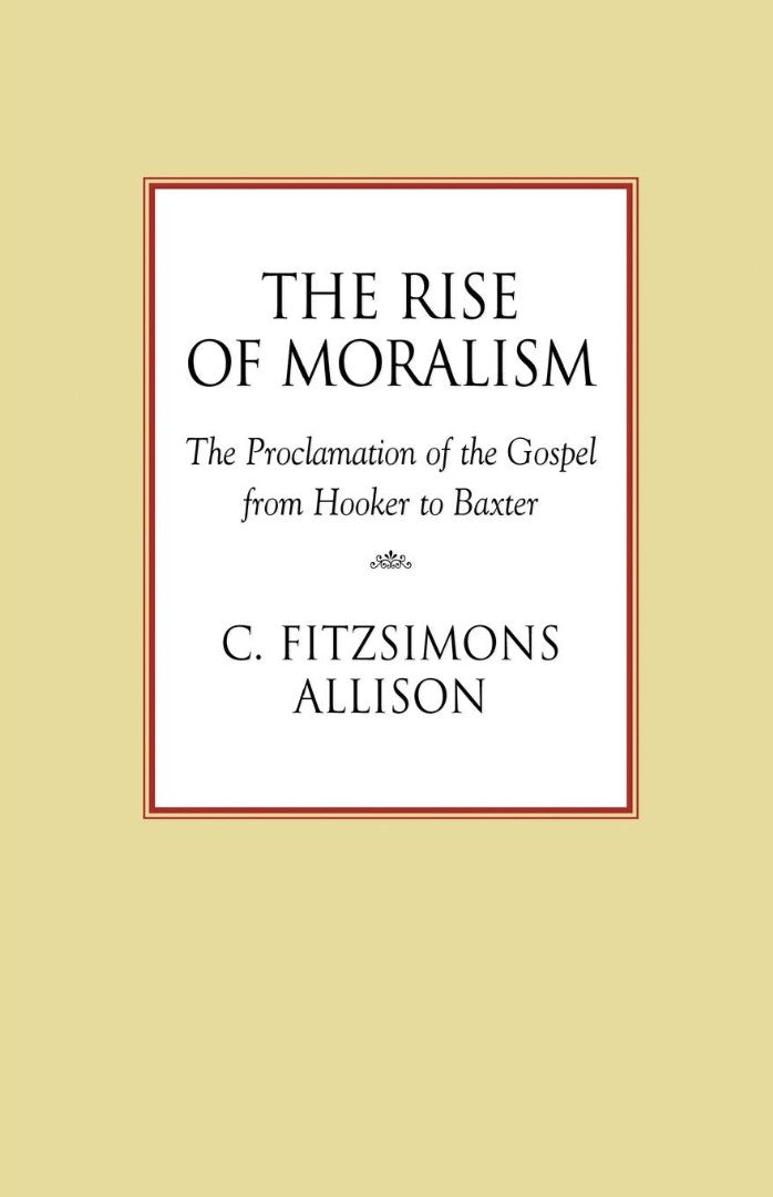 The Rise of Moralism – Re-vived
