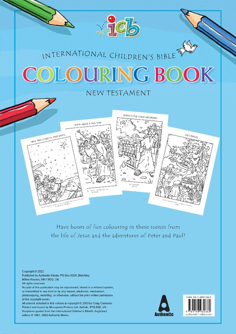 ICB International Children's Bible Colouring Book | Re-vived