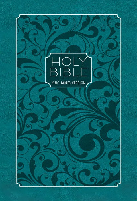 KJV Holy Bible, Zip Turquoise – Re-vived