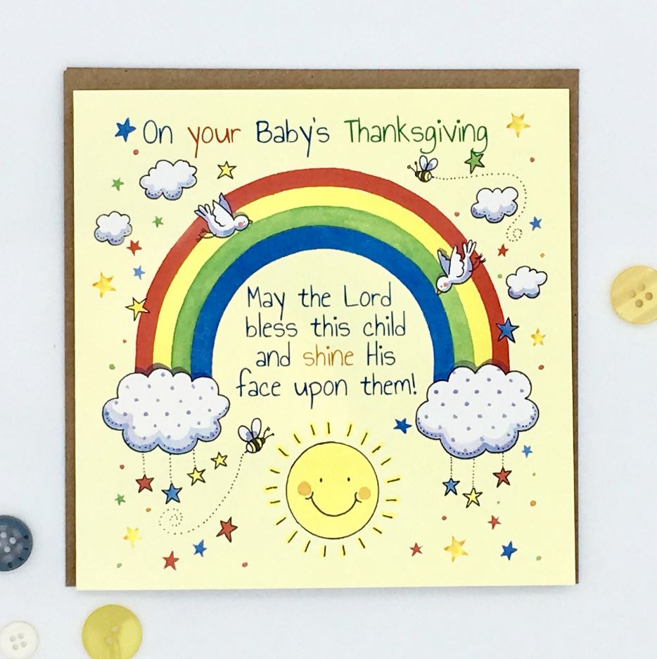 Rainbow Thanksgiving Card – Re-vived